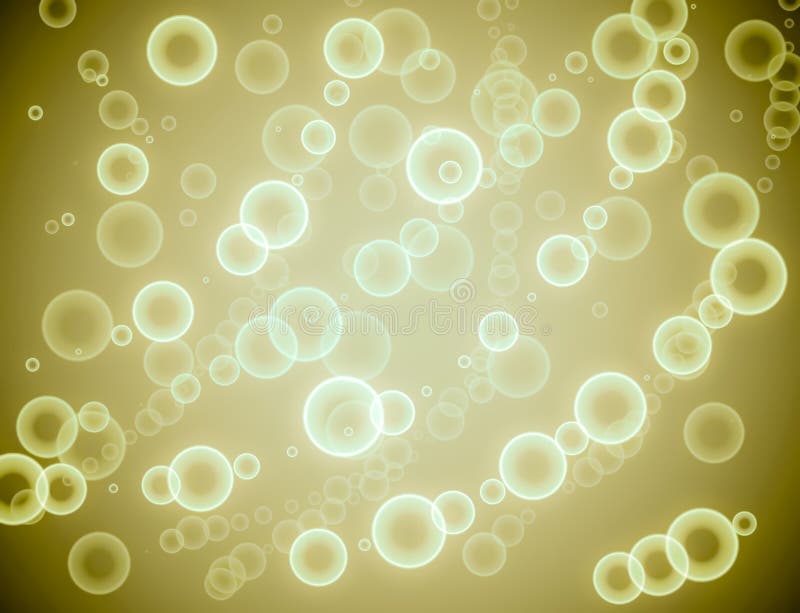 Bokeh Abstract Background With Gold Light Color And Bubble Style Stock ...