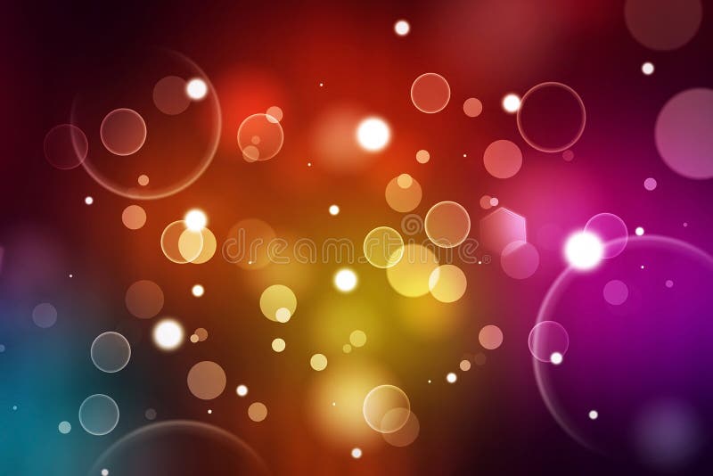 Colorful Abstract Bokeh Vector Background Stock Vector - Illustration ...