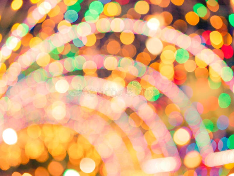 Bokeh Background of Colorful Festive Light Turnel at Night Time Stock ...