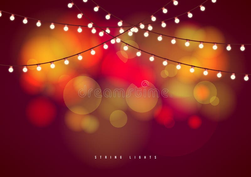 Summer String Lights Clipart