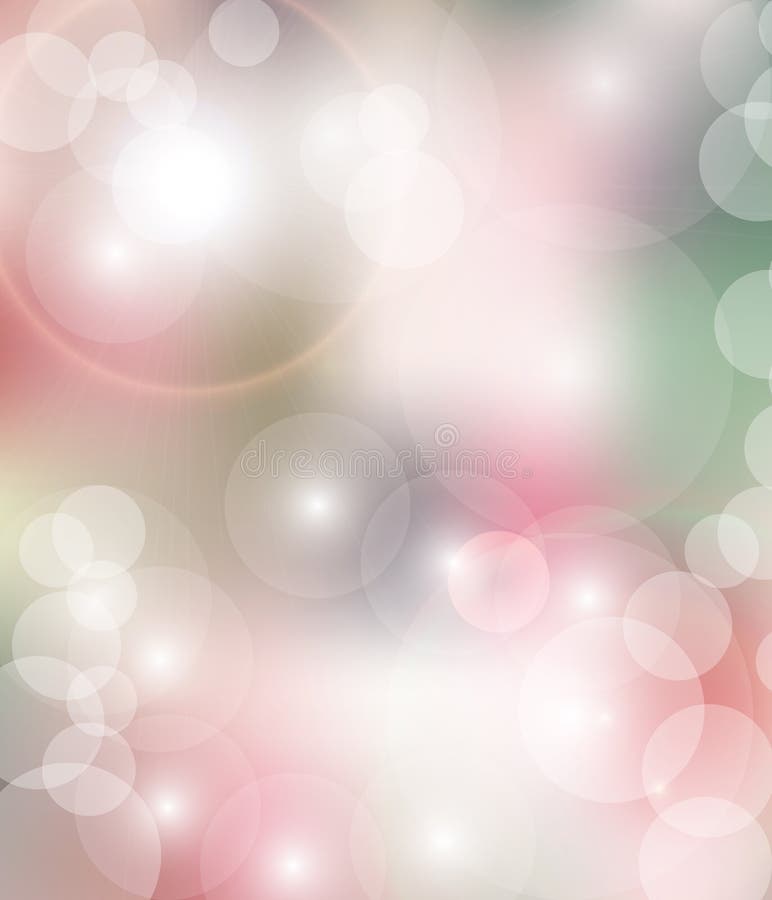 Bokeh Blurry Natural Abstract Pink Background. Spring Background ...