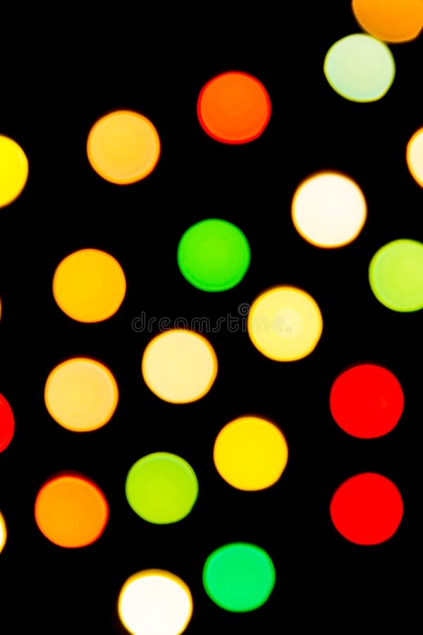 Colorful of Blurred Lights Bokeh. Stock Photo - Image of bulb ...