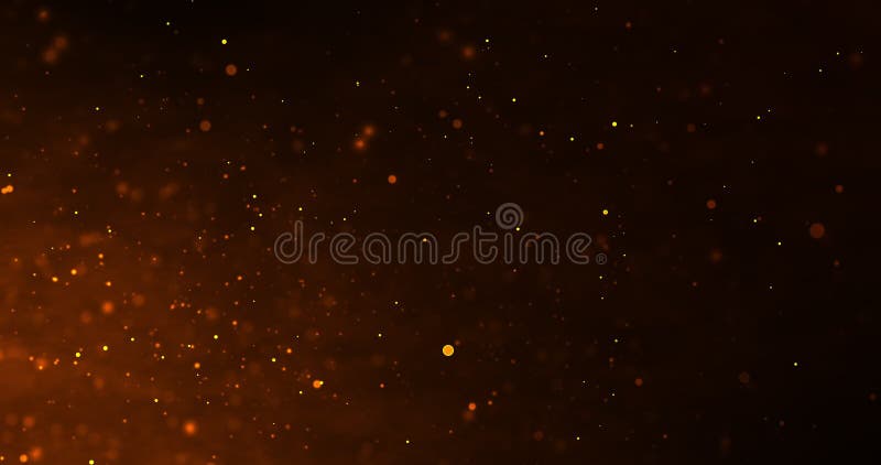 Bokeh, 3D and Abstract of Red Particles, Texture or Design As ...