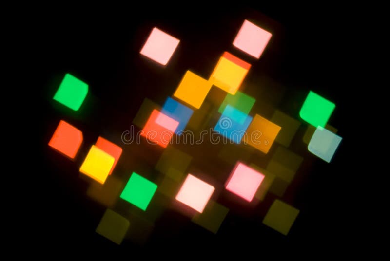 Diamond Shaped Multicoloured Camera Lens Bokeh Effect Stock Image ...
