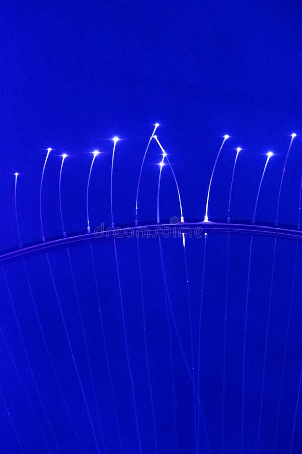 Bokeh Glowing Blue Led Light Garland Stock Photo - Image of bulb, card ...