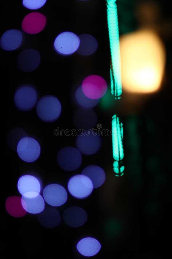 Bokeh from LED light bulb stock photo. Image of glowing - 96804676