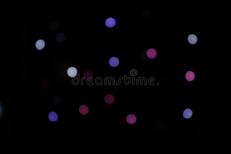 Bokeh Light Effect in Night, Cool Effect Stock Image - Image of festive ...