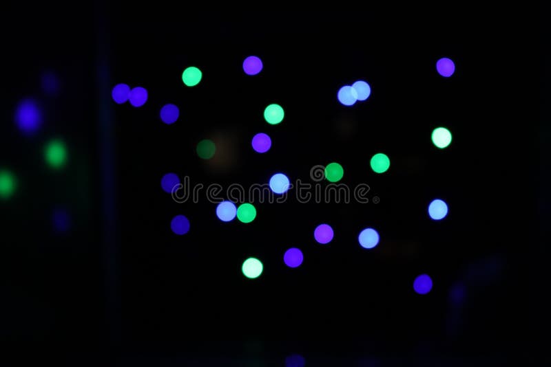 Bokeh Light Effect in Night, Cool Effect Stock Illustration ...