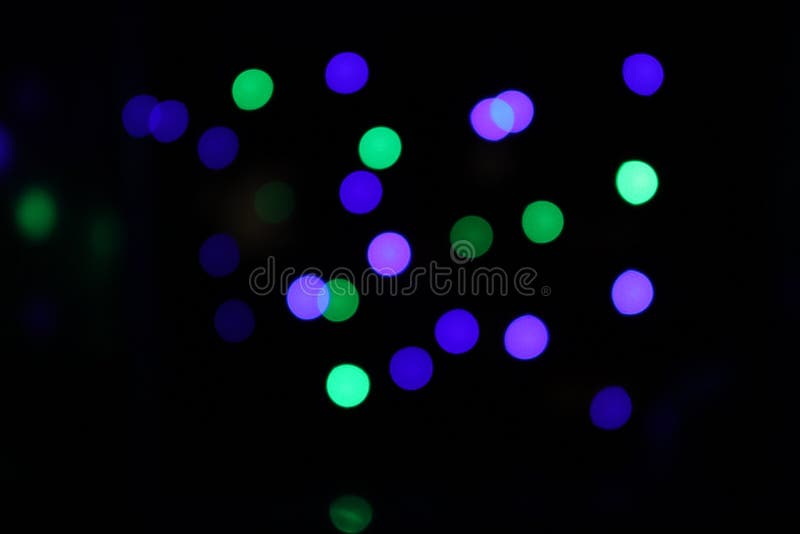 Bokeh Light Effect in Night, Cool Effect Stock Image - Image of glow ...