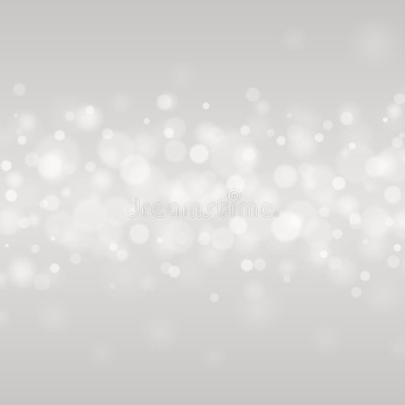 Bokeh Light Gray Sparkles on Transparency Background Illustration ...