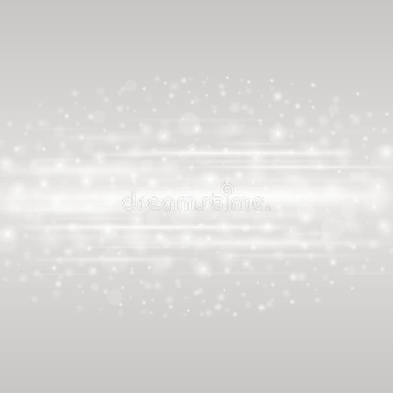 Bokeh Light Gray Sparkles on Transparency Background Vector ...