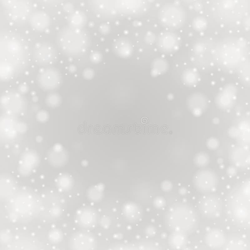 Bokeh Light Gray Sparkles on Transparency Background Illustration ...
