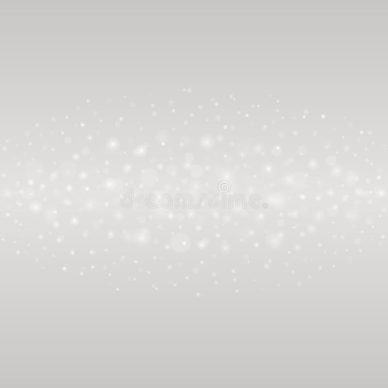 Bokeh Light Gray Sparkles on Transparency Background Illustration ...