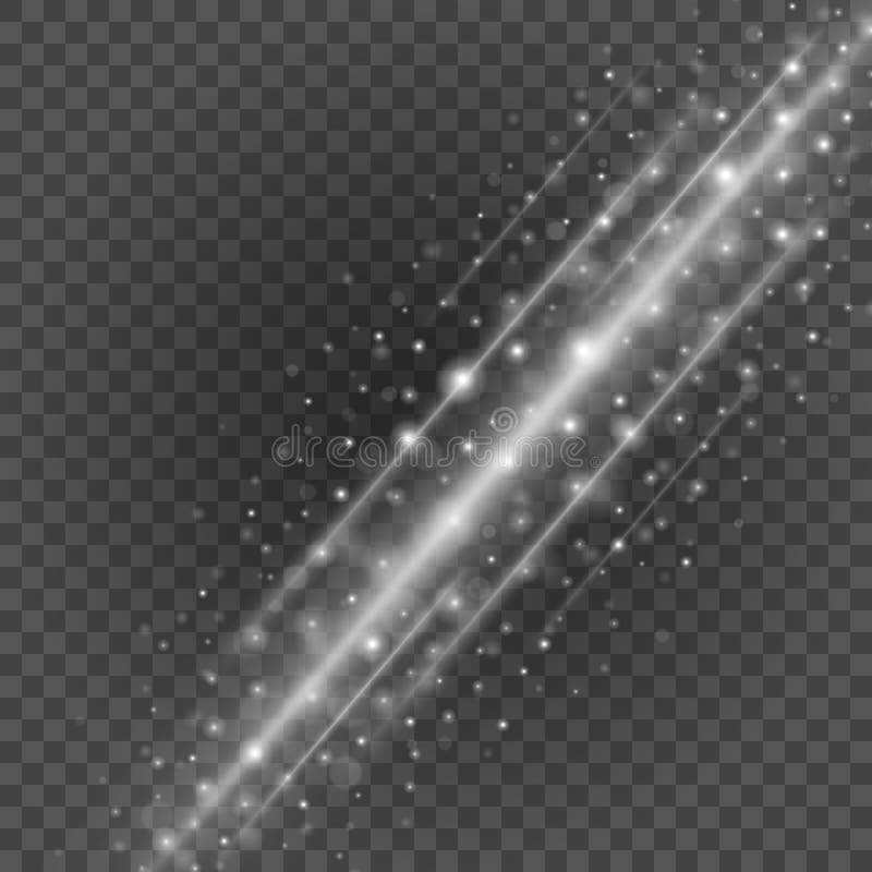 Bokeh Light Gray Sparkles on Transparency Background Vector ...