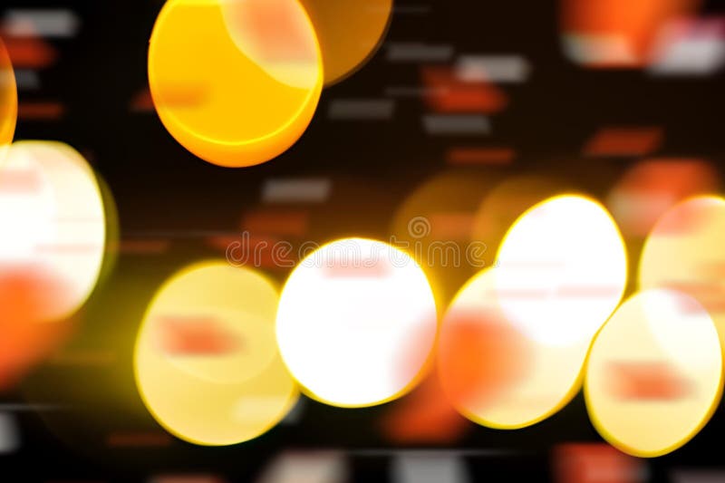 Bokeh Light in the Night Life and Focus Blur Stock Illustration ...