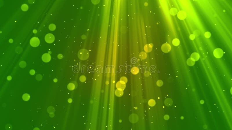Bokeh Light Rays Green stock video. Video of fractal - 89797671