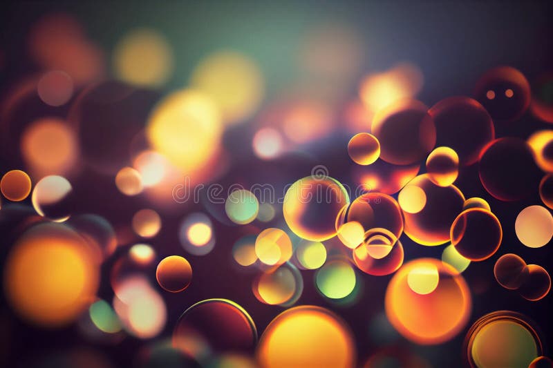Bokeh Light Texture with Soft Blurry Focus for Creative Graphic Design ...