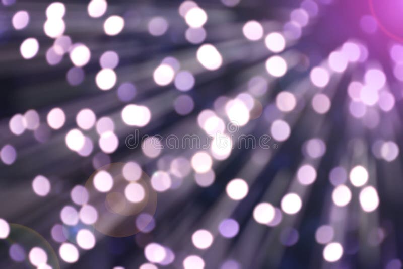 Bokeh of Light Violet Color with Flare and Blur Moving Stock Image ...