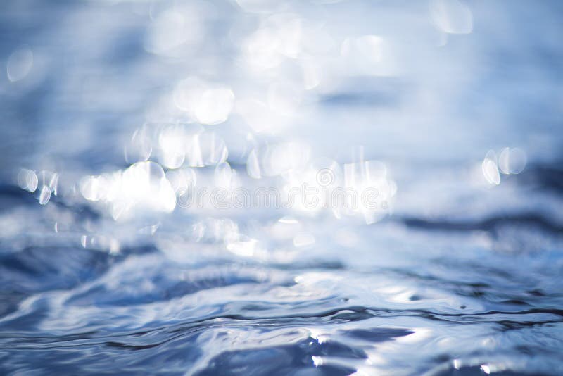 Bokeh Light Water Background Stock Photo - Image of ripple, clear ...