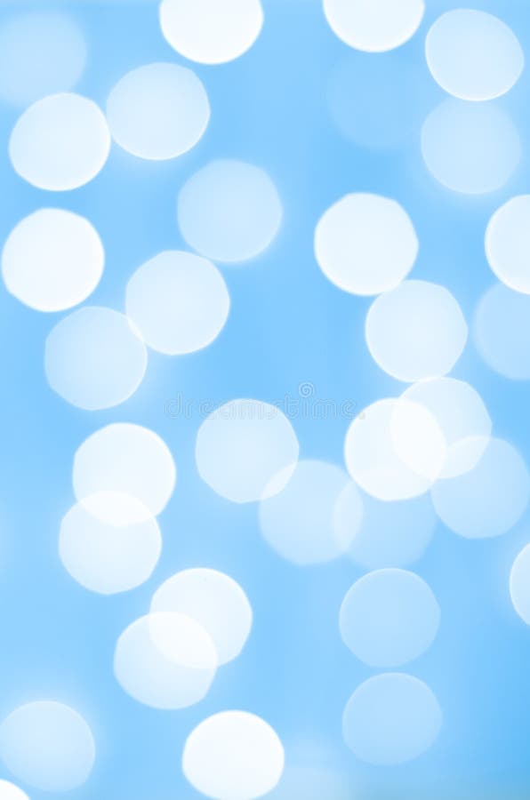 Bokeh Lights Background - Light Blue Stock Illustration - Illustration ...