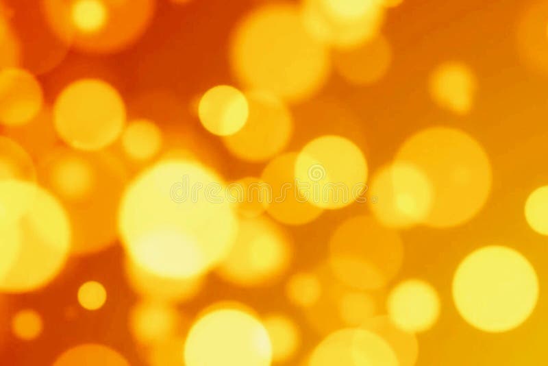 Bokeh Multicolor Shiny Yellow Background Stock Illustration ...