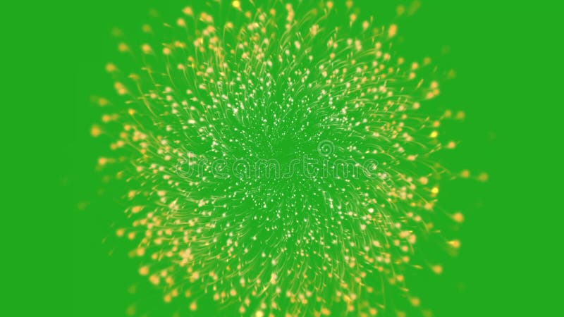 Bokeh Particles Stream Green Screen Motion Graphics Stock Video - Video ...
