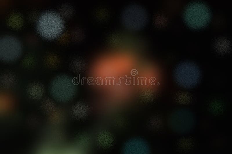 Bokeh Pattern Image, Black Background Stock Illustration - Illustration ...