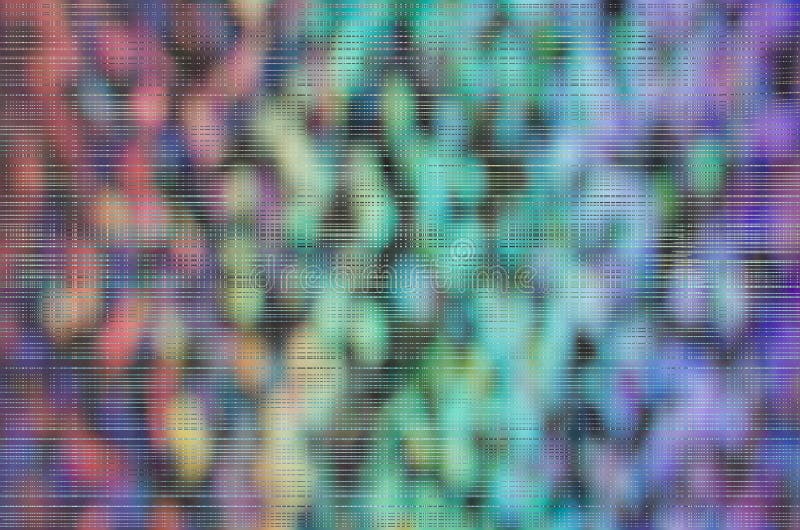 Bokeh Rainbow Checkered Abstract Background. Stock Photo - Image of ...