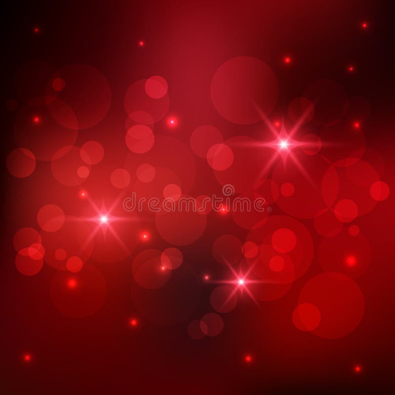 Bokeh Red Background Stock Vector Illustration Of Circle 35898498