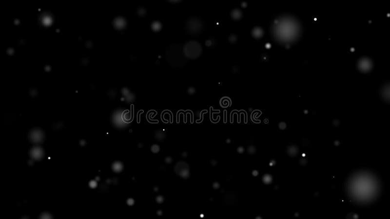 Bokeh Snow, Dust Blurry White and Grey Particle Copy Space Illustration ...