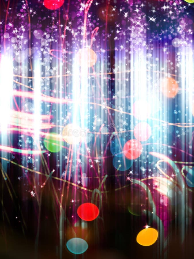 Bokeh and Sparkles stock illustration. Illustration of black - 56071137