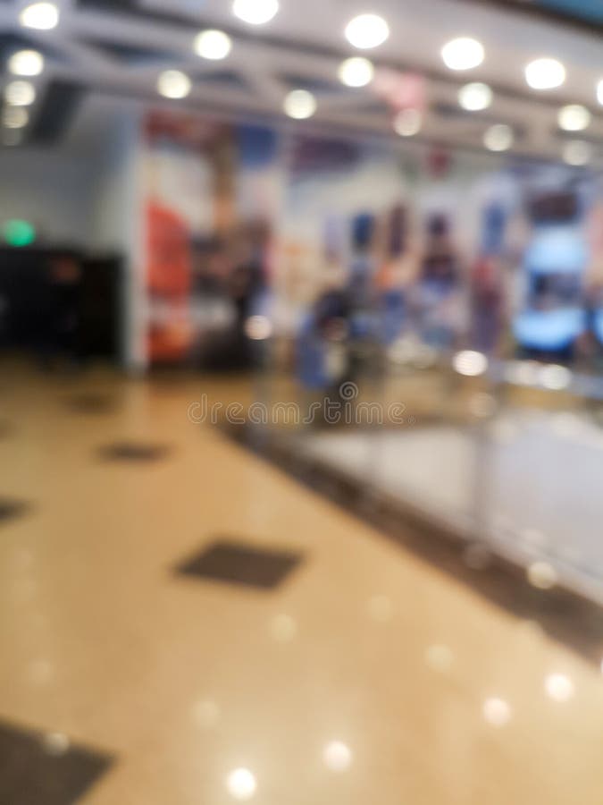 Bokeh in the Store As an Abstract Background Stock Image - Image of ...