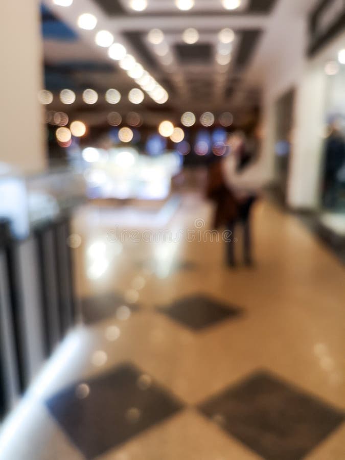 Bokeh in the Store As an Abstract Background Stock Image - Image of ...