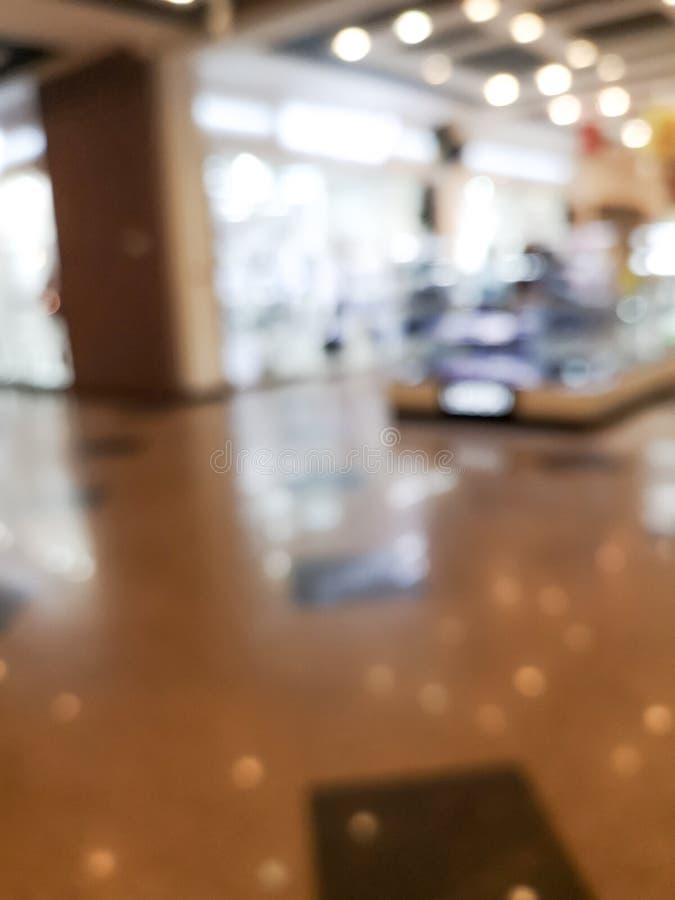Bokeh in the Store As an Abstract Background Stock Image - Image of ...