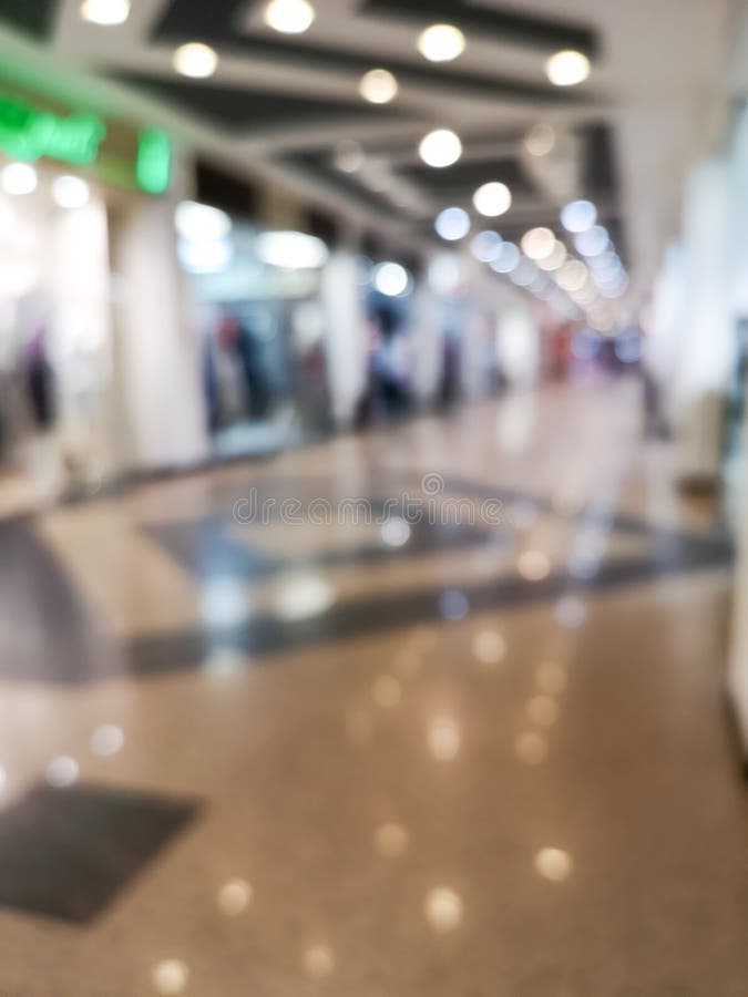 Bokeh in the Store As an Abstract Background Stock Image - Image of ...