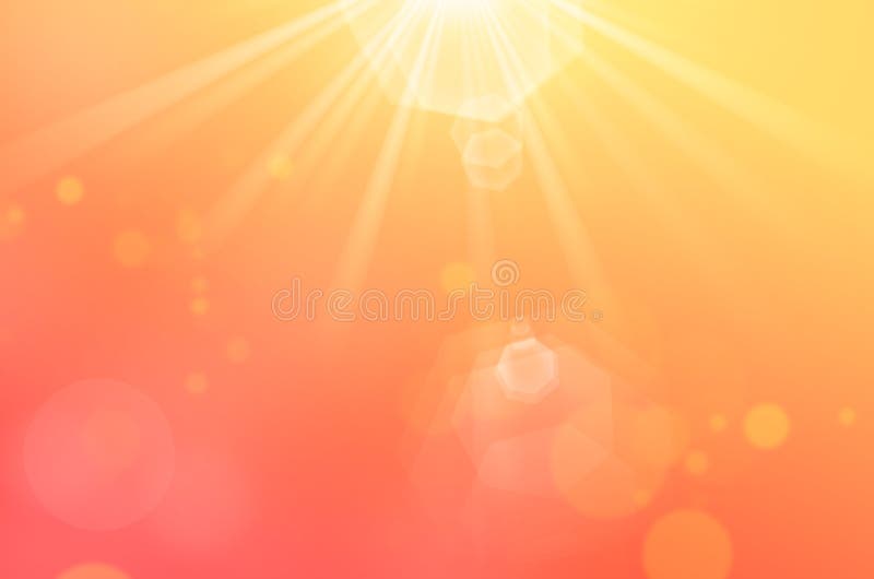 Bokeh Sunlight Abstract Background. Stock Illustration - Illustration ...