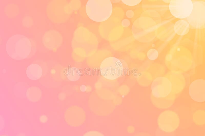 Bokeh Sunlight Abstract Background. Stock Illustration - Illustration ...