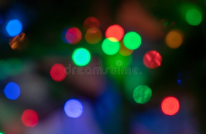 Bokeh Texture Blurred Background Blue Lights Night City Back Blurred ...