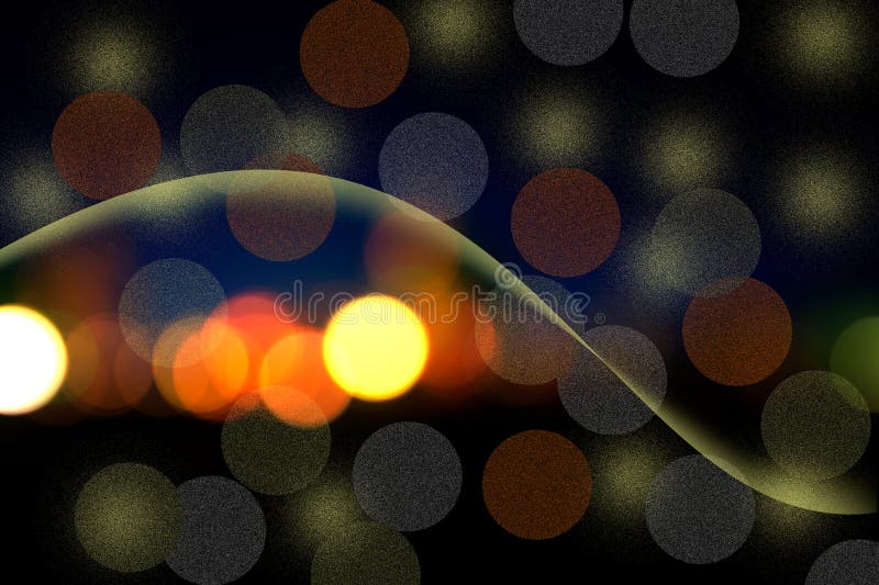 Bokeh Visual Design, Vivid Pattern, Fluorescent Decoration Stock Image ...