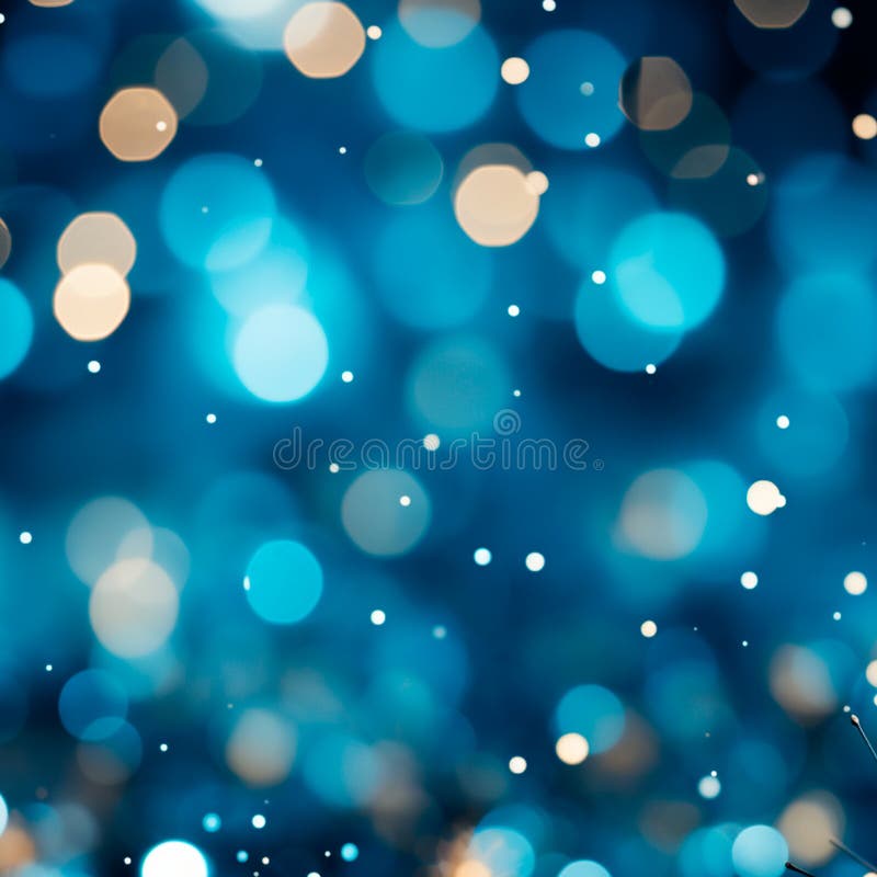 Bokeh of Water Fly and Lights on Dark Background - AI Generated Image ...