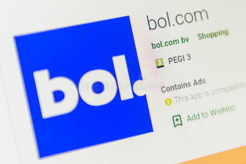 Bol.com App Icon. Selective Focus. Editorial Photography - Image of ...