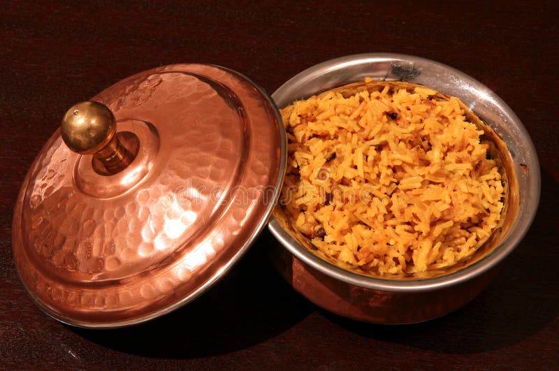 Bol De Riz Indien De Biriyani Image stock - Image du savoureux ...