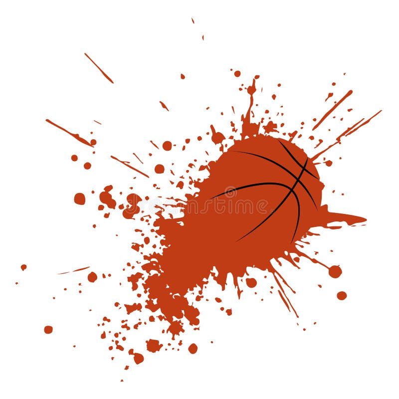 Red aislada del baloncesto stock de ilustración. Ilustración de cesta ...