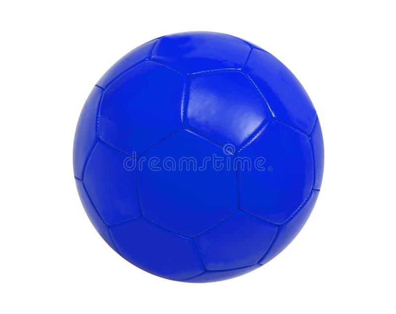 Bola Azul Do Voleibol Isolada No Branco Foto de Stock - Imagem de jogo ...