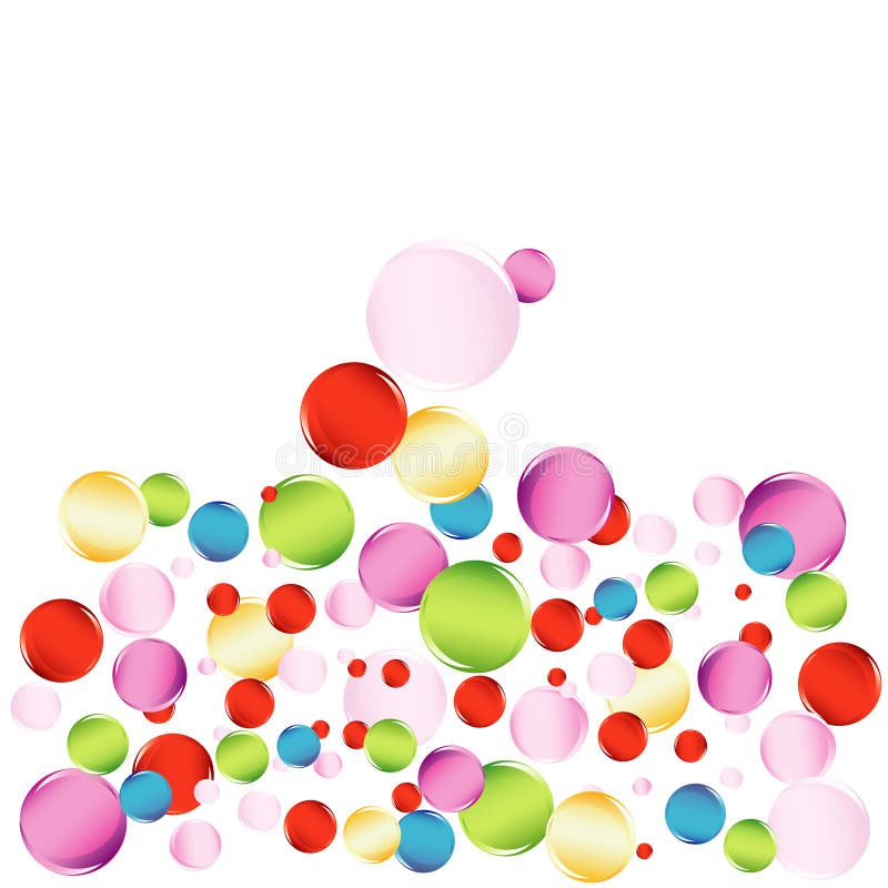 Bola colorida ilustración del vector. Ilustración de hermoso - 8242468