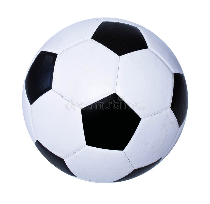 Bola de futebol clássica foto de stock. Imagem de equipamento - 28280684