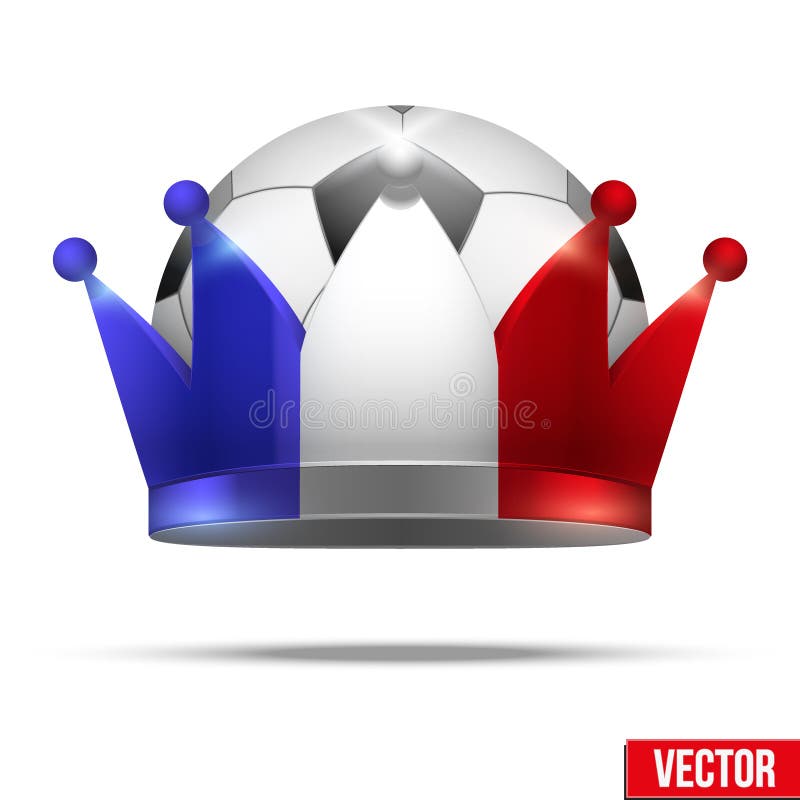 Bola De Futebol Com a Coroa Real Da Princesa Ilustração do Vetor ...
