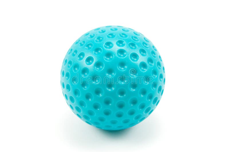 Bola plástica azul foto de archivo. Imagen de deporte - 15871948
