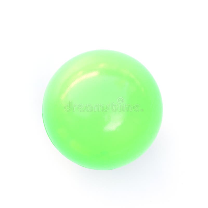 Bola Verde En El Fondo Blanco Foto de archivo - Imagen de redondo ...