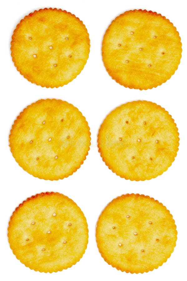 Bolachas Salgadas Ou Biscoitos Em Forma De Snack Foto de Stock - Imagem ...